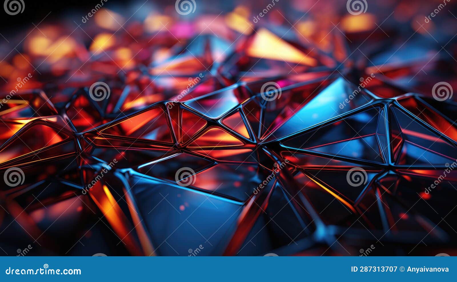 A Close Up of a Bunch of Shiny Objects. Stock Illustration ...
