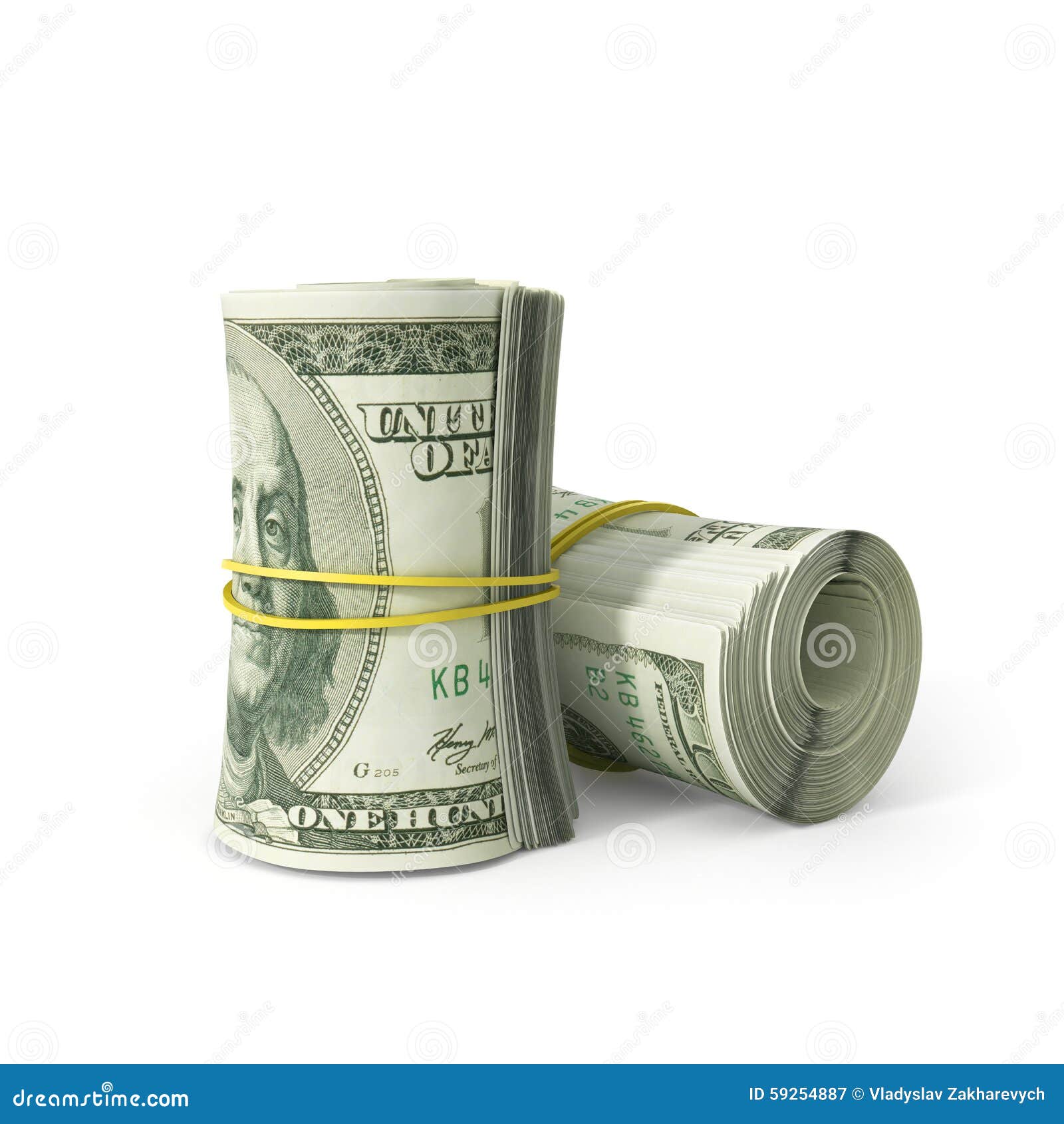 Close Up Bunch of 100 US Dollar Stock Image - Image of background ...