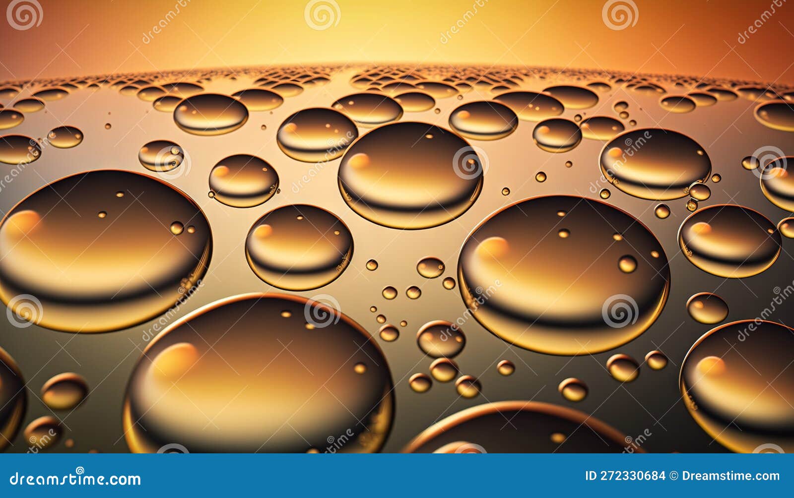 A Close Up of a Bunch of Water Droplets on a Surface Stock Illustration ...