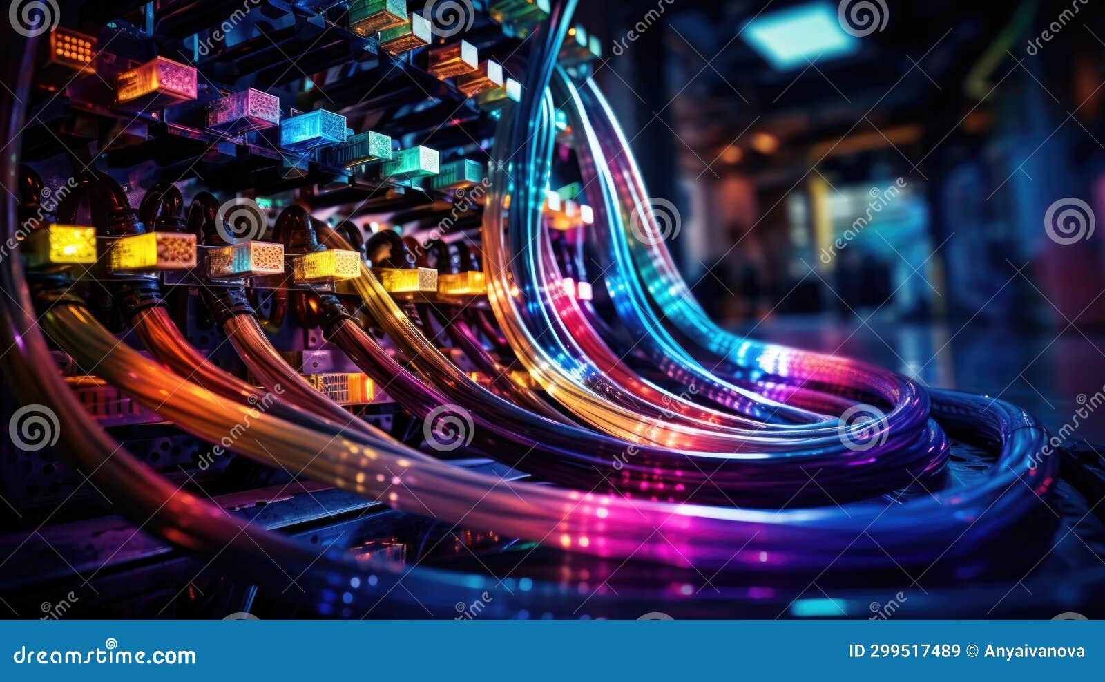 A Close Up of a Bunch of Wires Stock Image - Image of communication ...