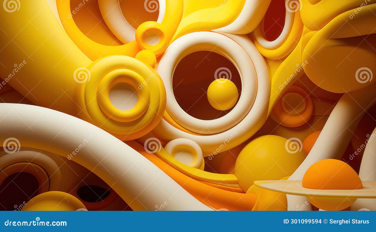 A Close Up of a Bunch of Yellow and Orange Things, AI Stock ...