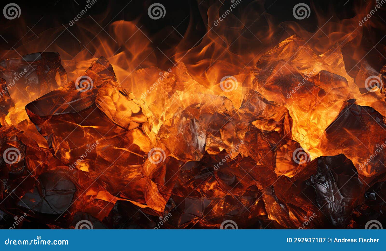 Close-up of Burning Lump Coal As an Abstract Background. Stock Image ...