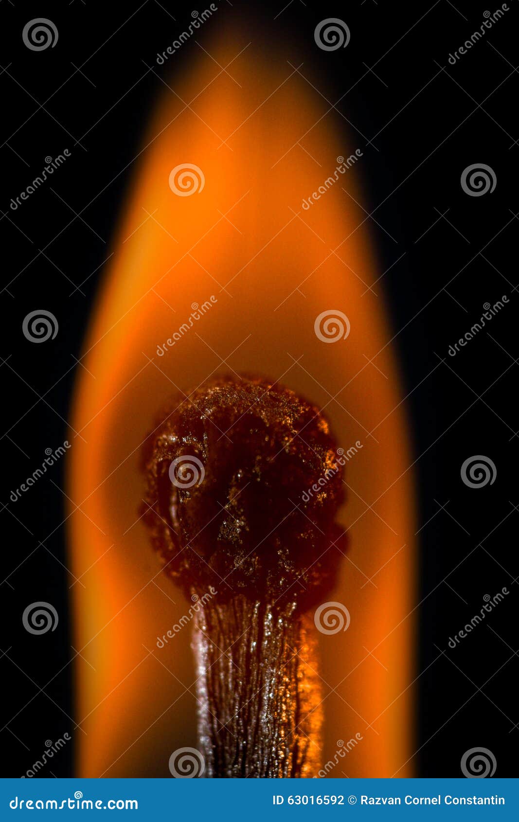 Close Up of a Burning Match Stock Photo - Image of flaming, ignition ...