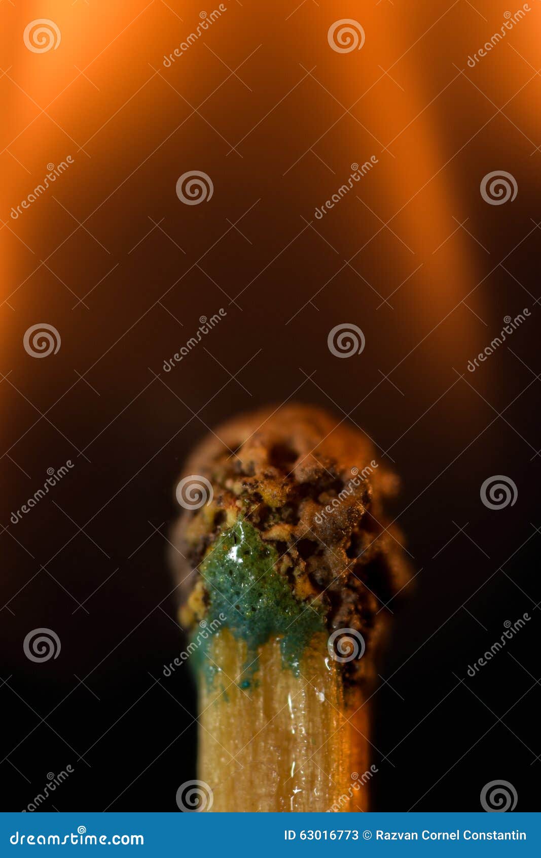 Close Up of a Burning Match Stock Image - Image of bright, concept ...