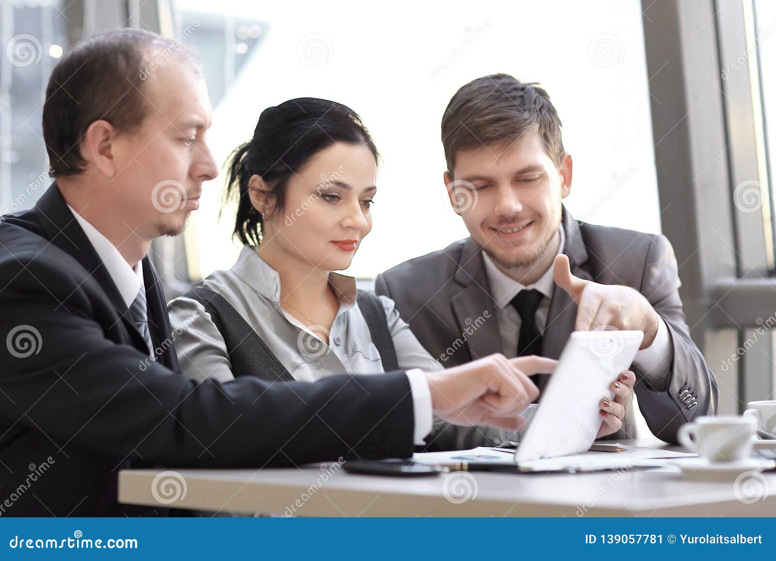 Close Up.business Team Discussing Financial Performance. Business ... Close Up.business Team Discussing Financial Performance. Business ...