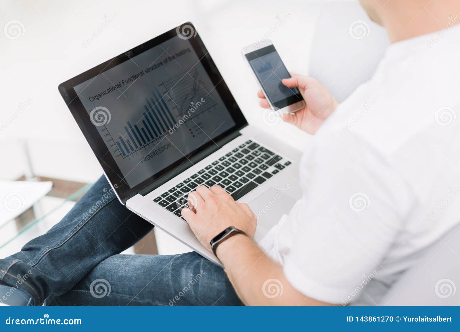 Close Up. Businessman Using Smartphone and Laptop Stock Photo - Image ... Close Up. Businessman Using Smartphone and Laptop Stock Photo - Image ...