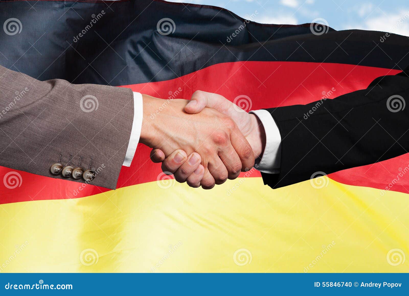 Close-up of Businesspeople Shaking Hands Stock Photo - Image of finger ...