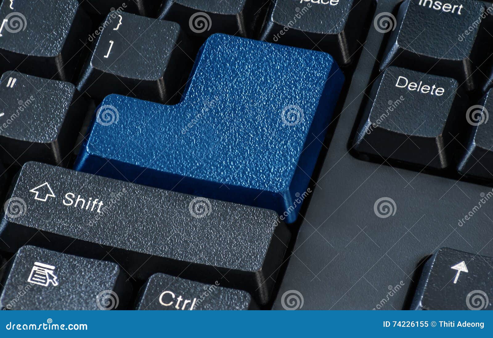 Close Up of Buttons on Computer Keyborad Stock Image - Image of desktop ...