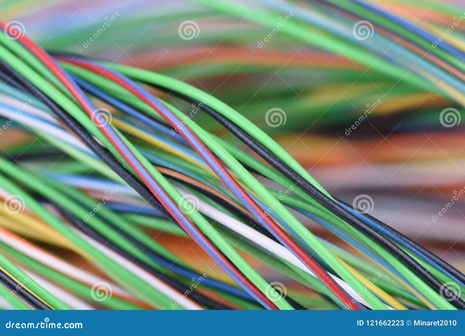 Cable Electrical On Outdoor Wall .lectrical Boxes And Lots Of ...