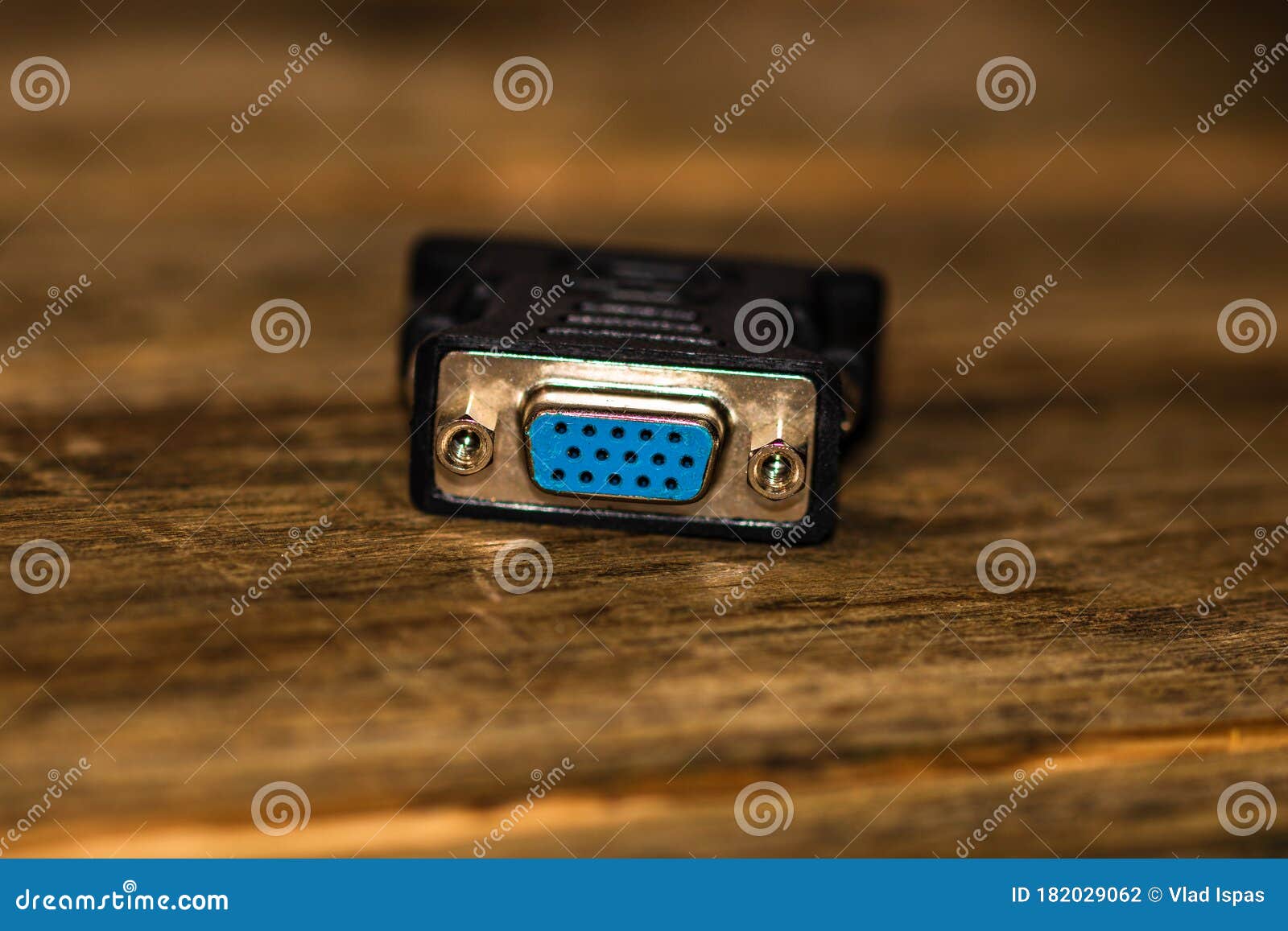 Close Up of a Cable VGA Jack Stock Photo - Image of monitor, graphic ...