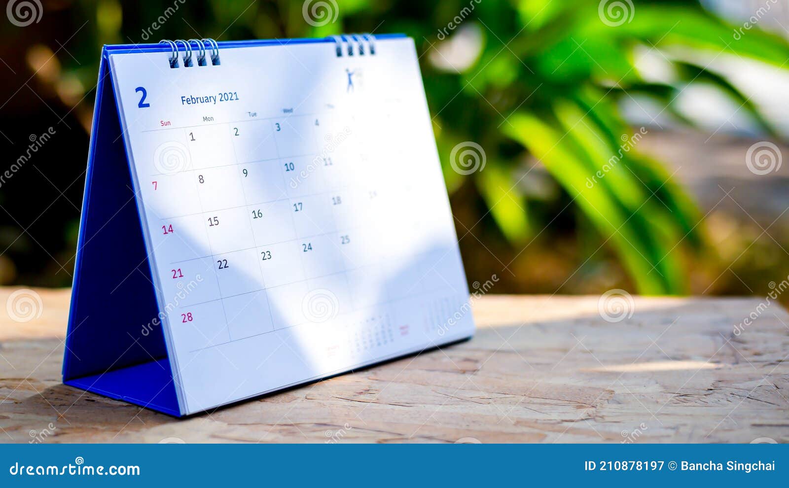 The Date on the Calendar Indicates the New Beginning of the Year Stock ...