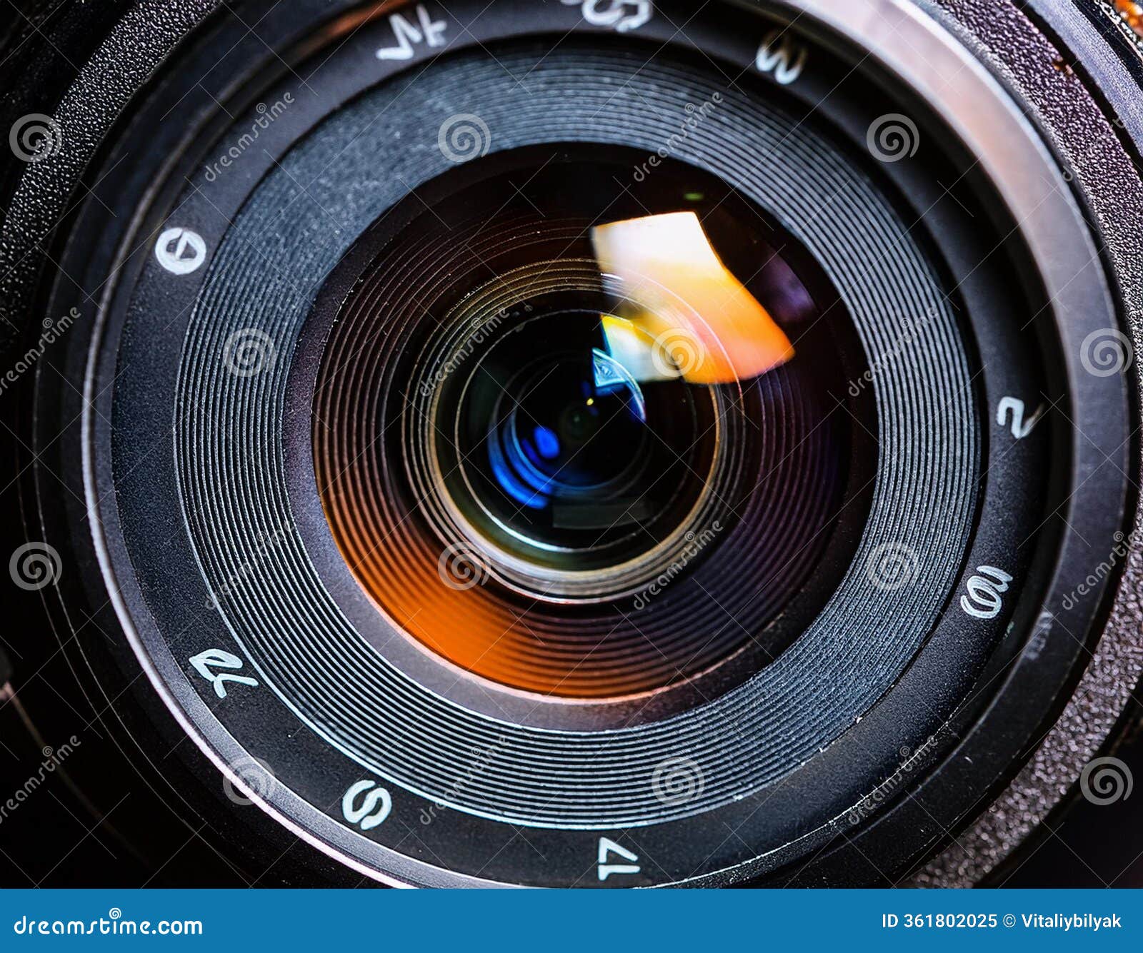 A Close-up of a Camera Aperture that Mimics the Dilation of a Human ...