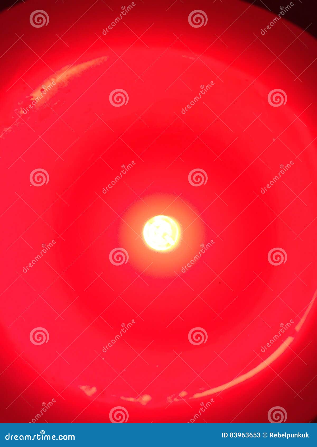 Close up Candle top view stock image. Image of flame - 83963653