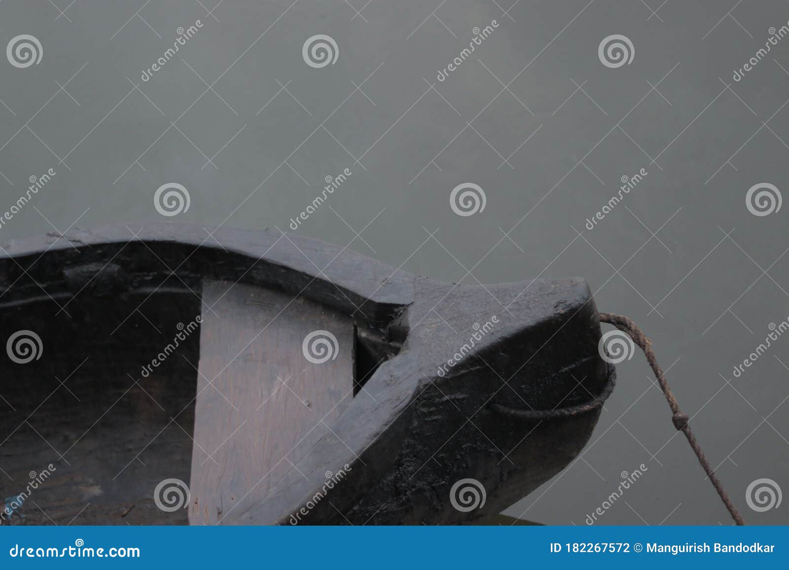 Close Up of Canoe Floating in the River Stock Photo - Image of floating ...