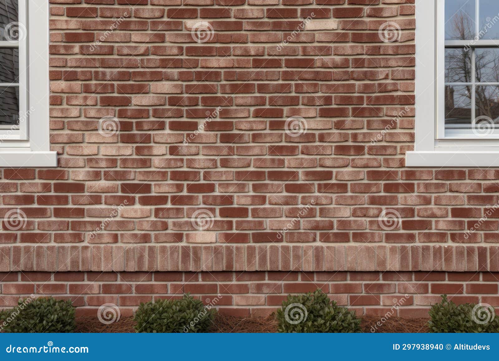 Close-up of Cape Cod Brickwork Pattern with Visible Mortar Stock Photo ...