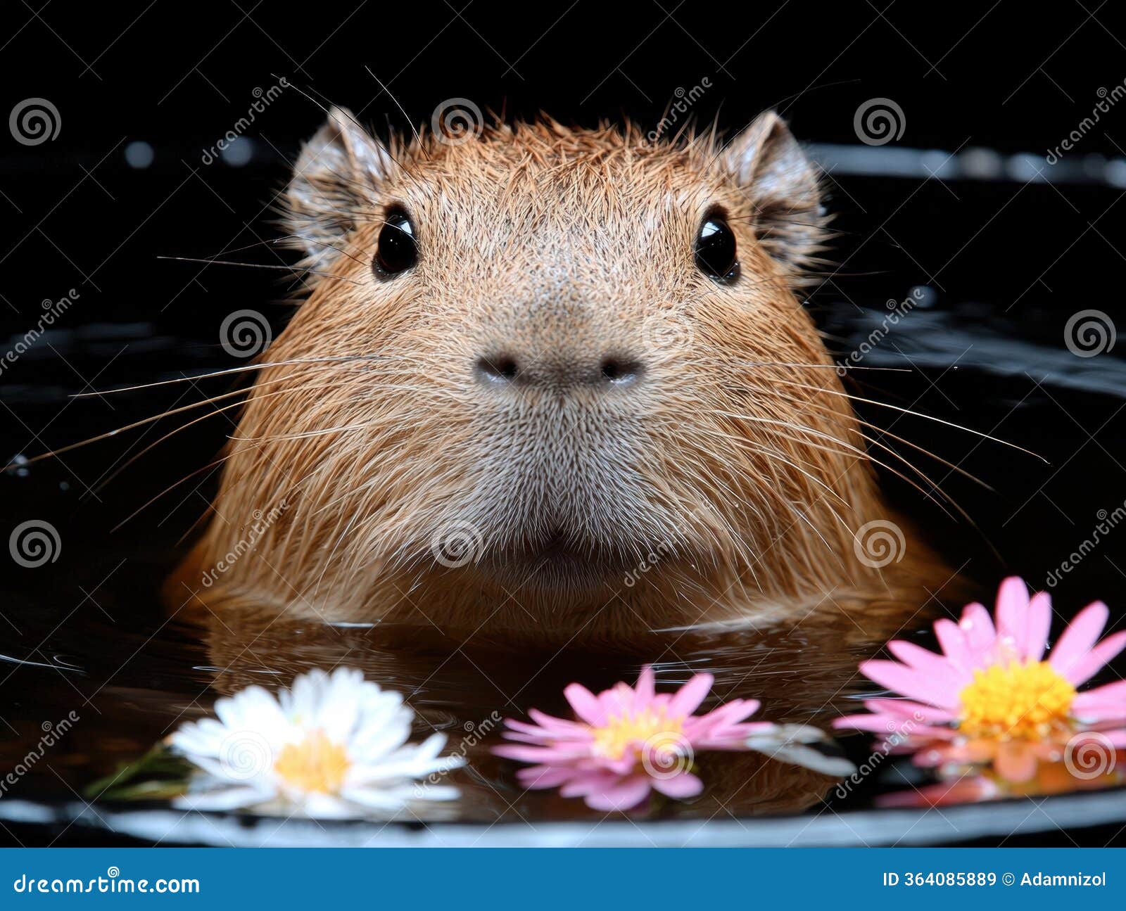 Close Up Of Capybara Over Grass Created Using Generative Ai Technology ...
