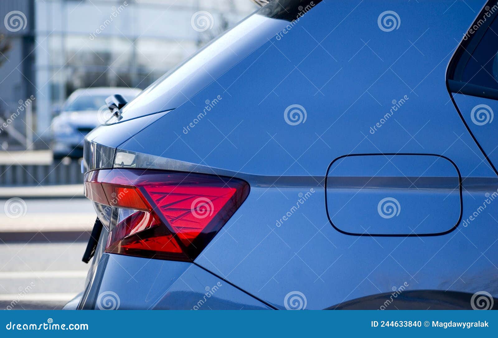 Close Up of the Car Backlight Stock Photo - Image of warning, expensive ...