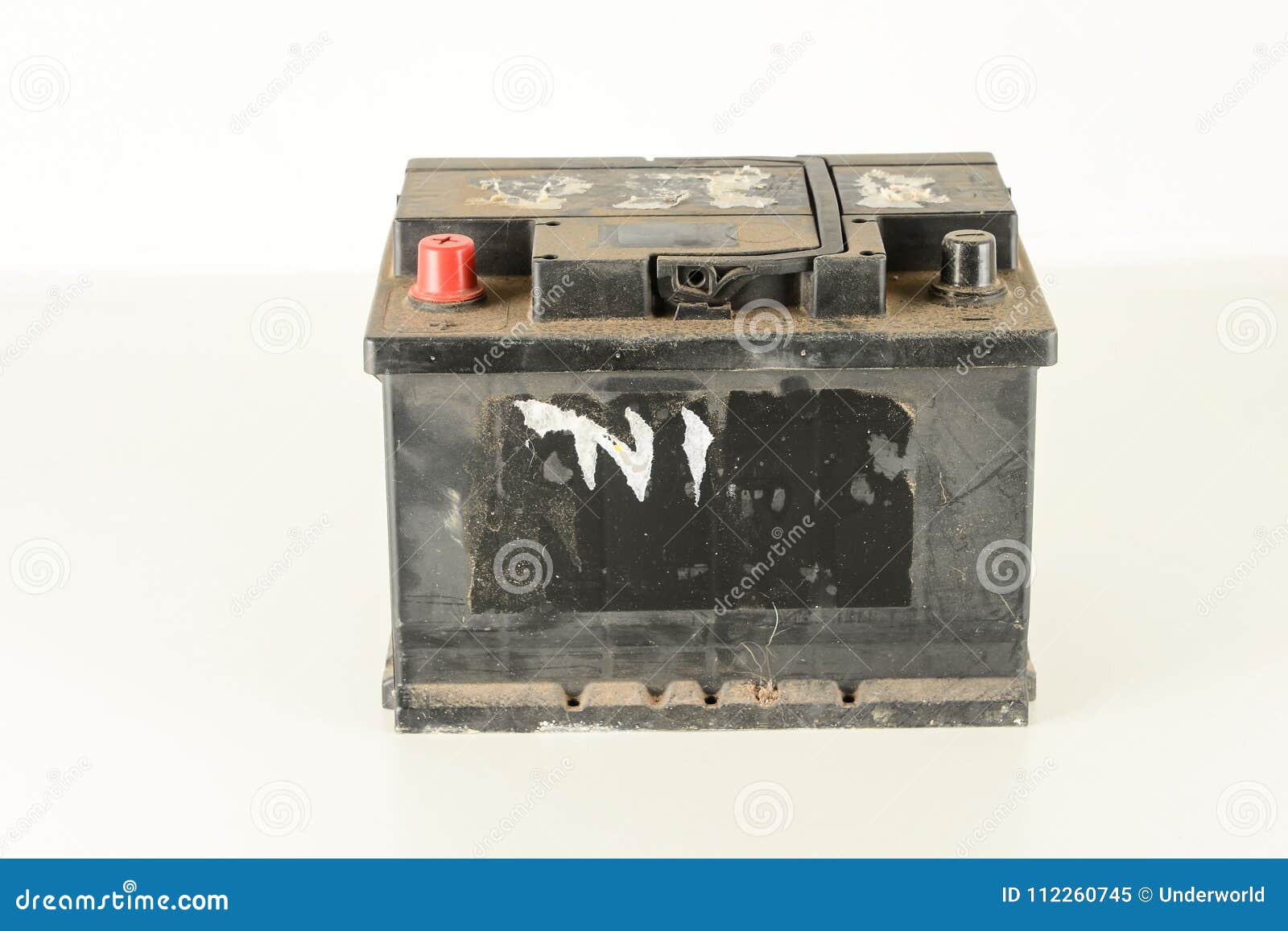 Close-up of car battery stock image. Image of object - 112260745