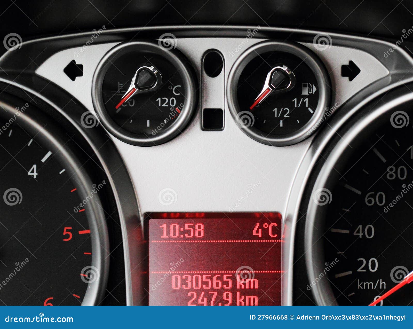 Close up of car dashboard stock photo. Image of light - 27966668