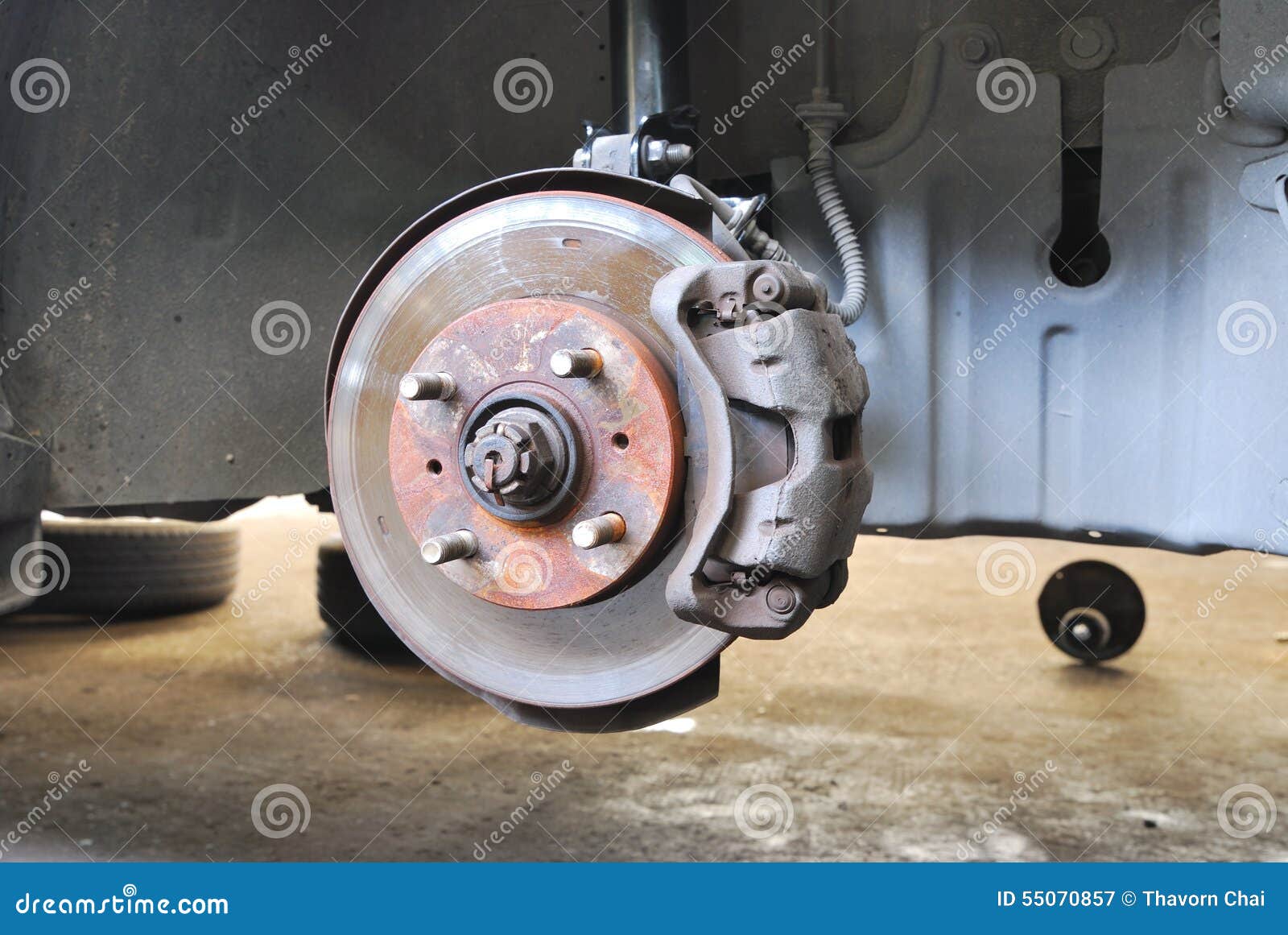 Close up of car disk brake stock image. Image of rotor - 55070857