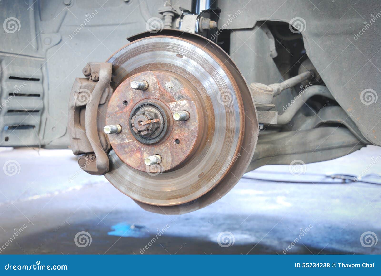 Close up of car disk brake stock photo. Image of manufacture - 55234238