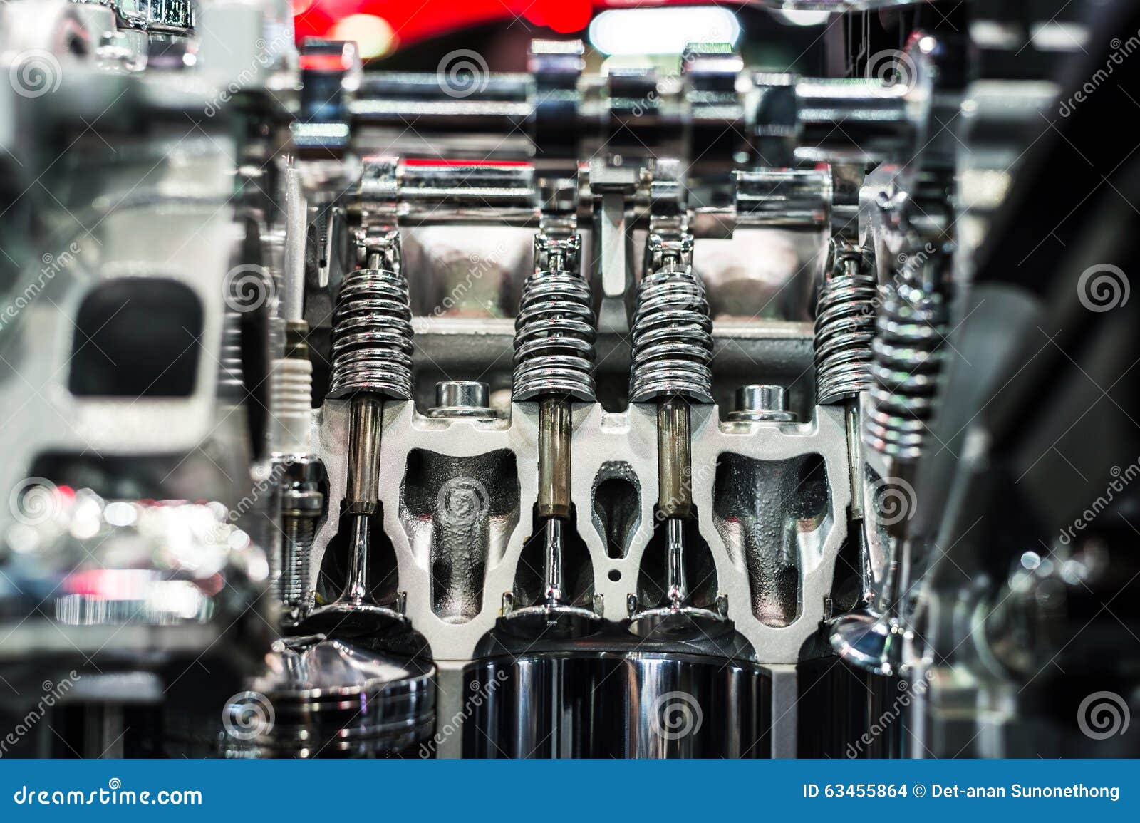 Close up of car engine stock photo. Image of mechanical - 63455864