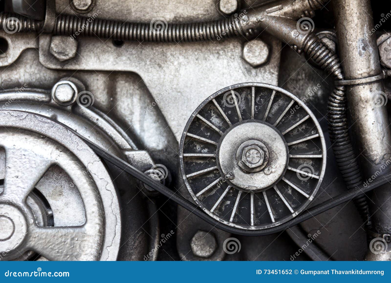 Close-up Car Engine, Auto Car Part. Stock Photo - Image of abstract ...