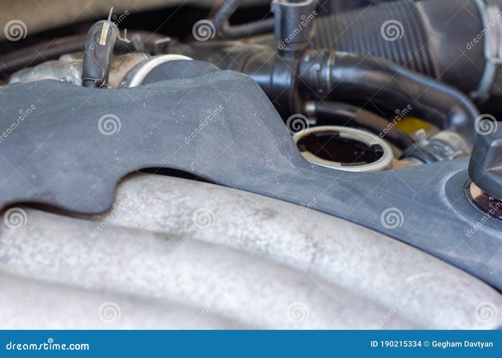Close Up of a Car Engine, Car Engine Details Stock Photo - Image of ...