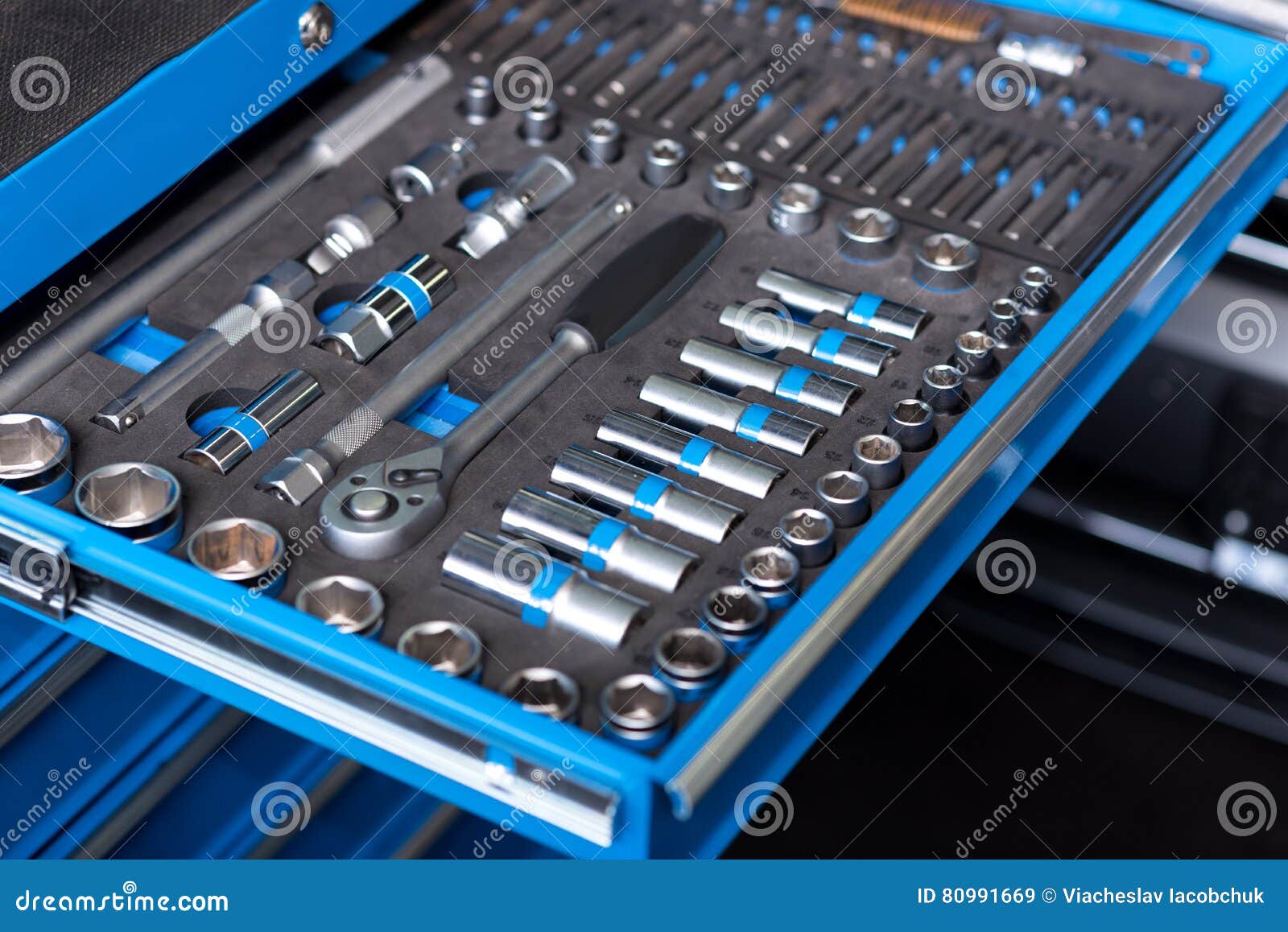 Close up of car tools set stock image. Image of labour - 80991669