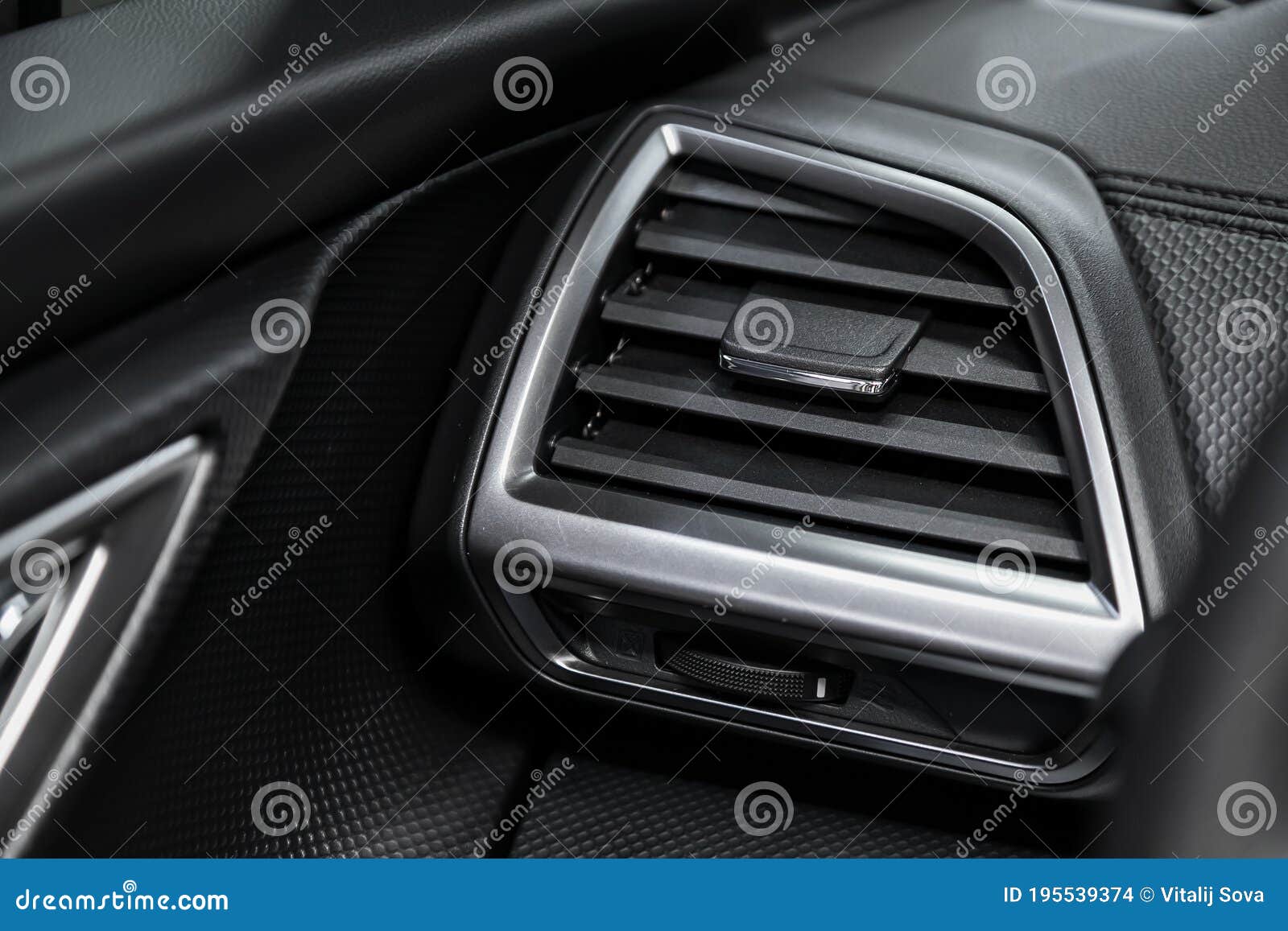 Close Up Car Ventilation System Stock Photo - Image of conditioning ...