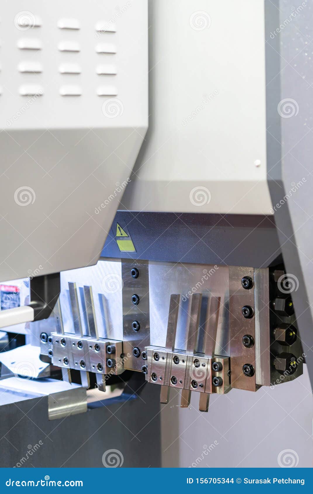 Close Up Carbide Teeth or Cutter Insert Tool of Automatic Large ...