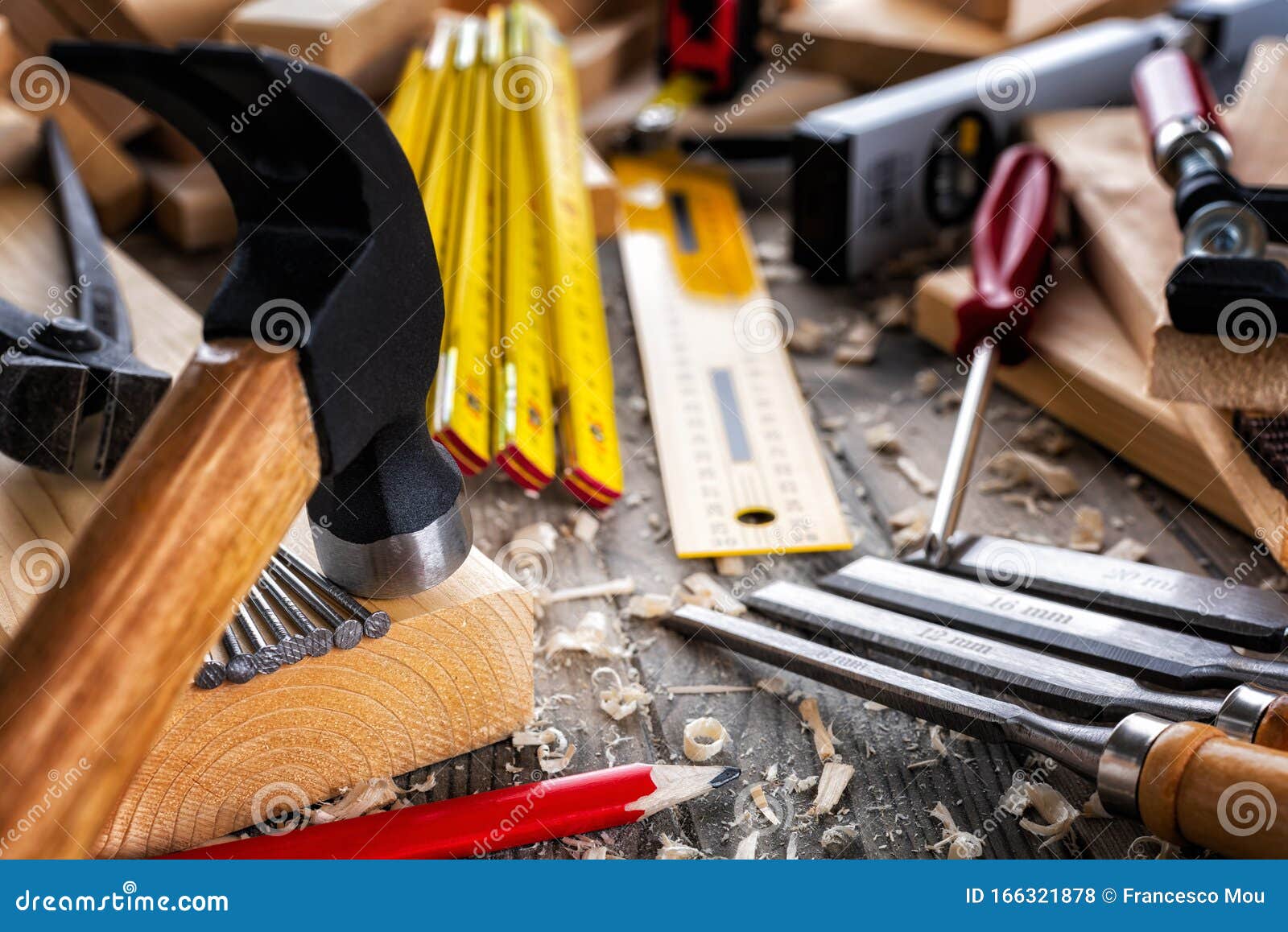 Carpenter`s Work Tools. Carpentry Stock Photo - Image of carpentry ...