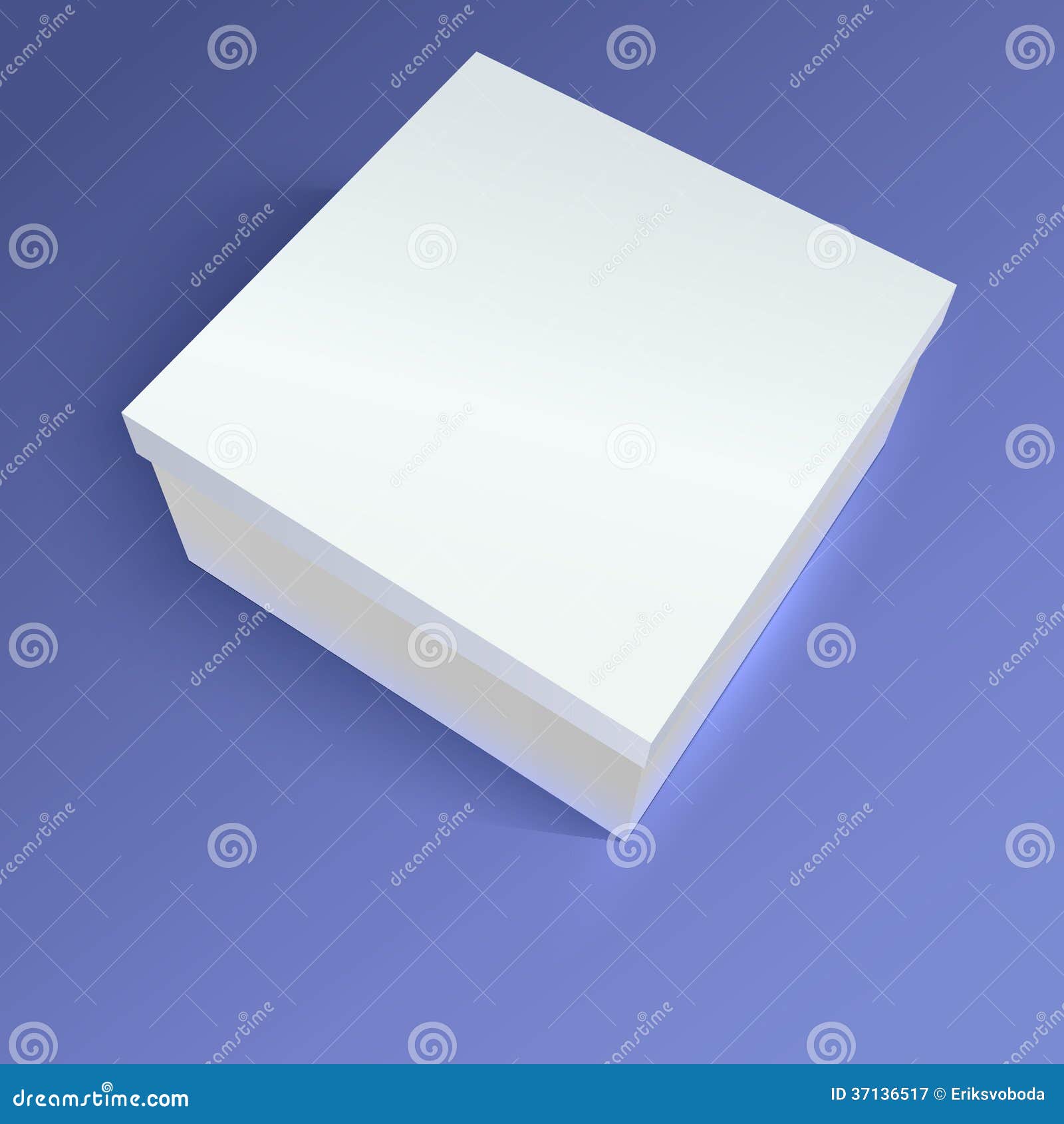Close Up Carton Box on Colored Background Stock Vector - Illustration ...