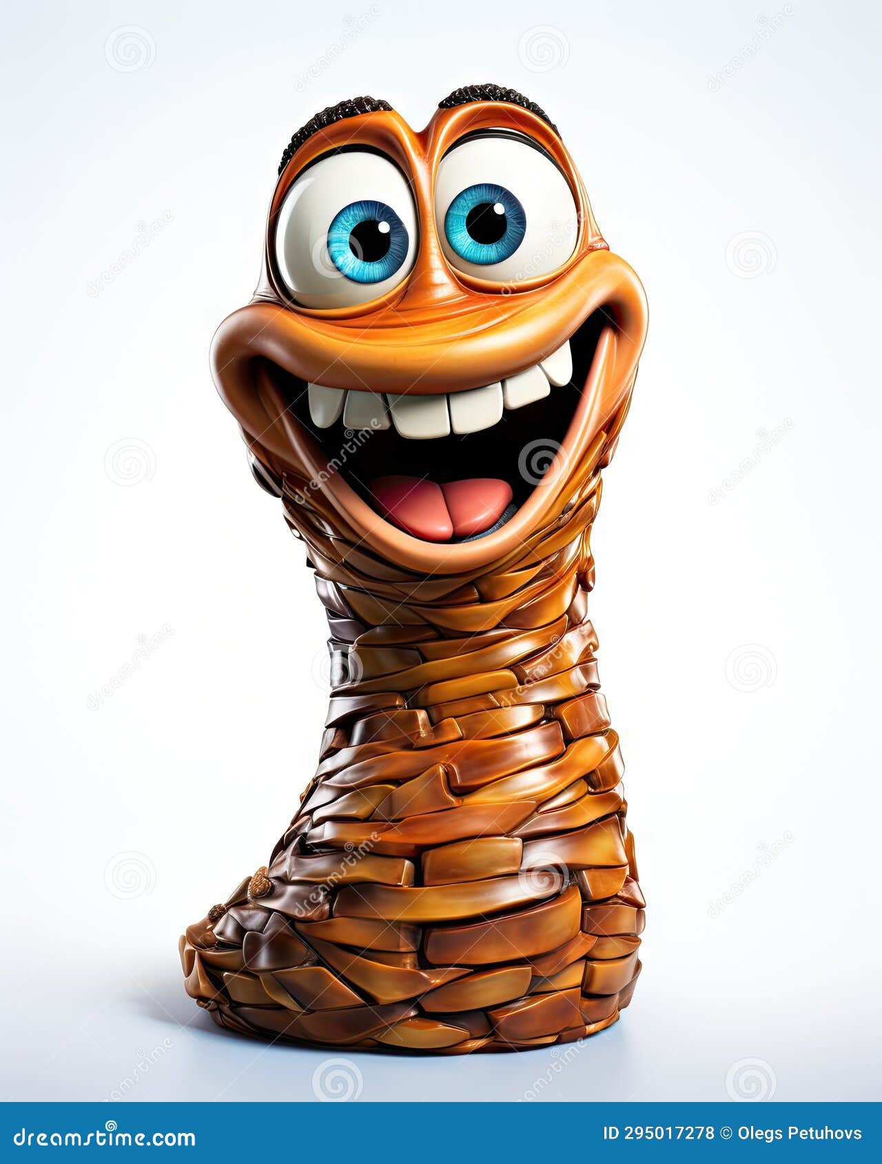 A Close Up of a Cartoon Character Made of Woven Material. Generative Ai ...