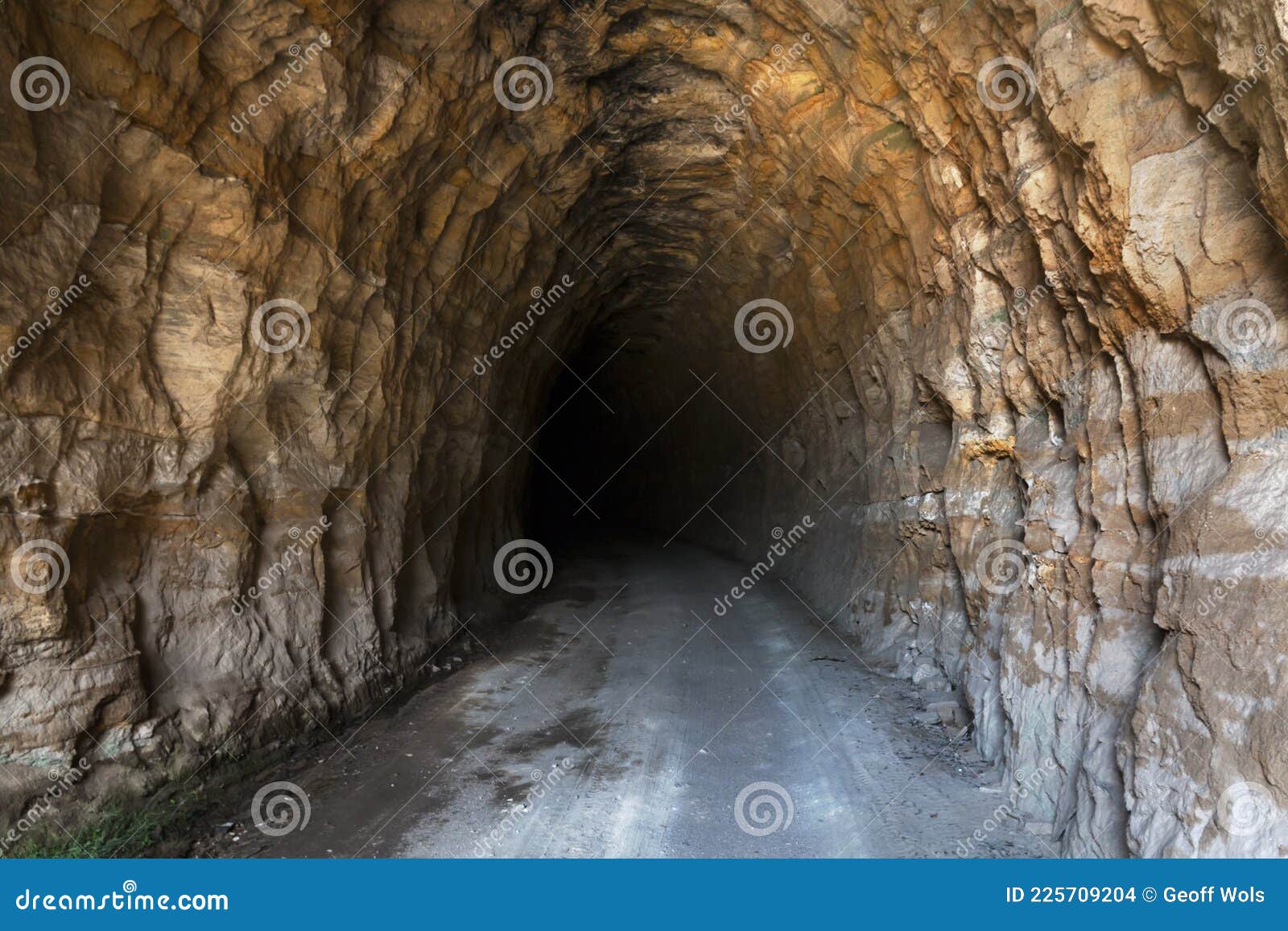 A close up of a cave stock photo. Image of exploration - 225709204