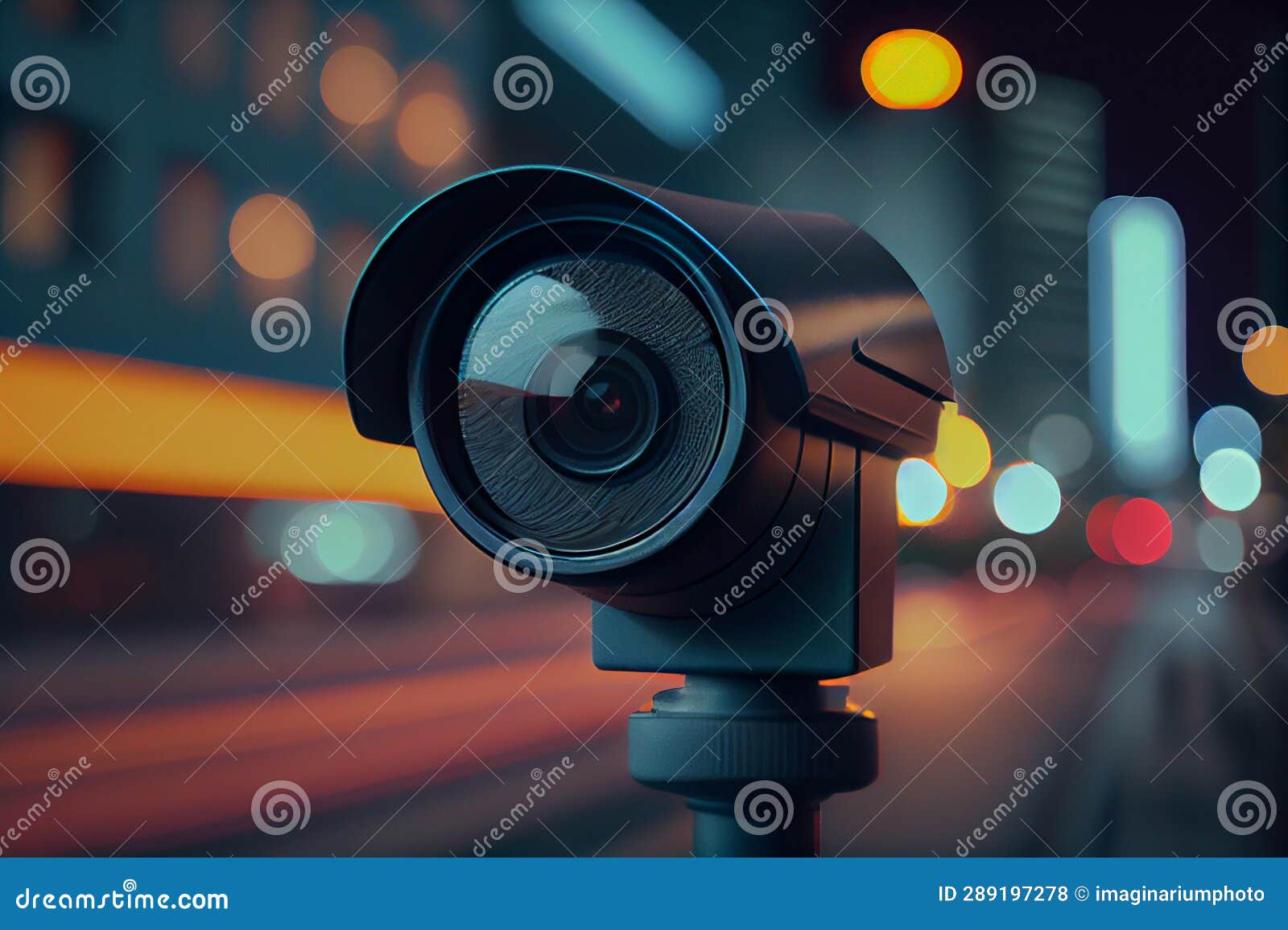 Close-up of CCTV Camera in Public Areas for Security System Stock Photo ...