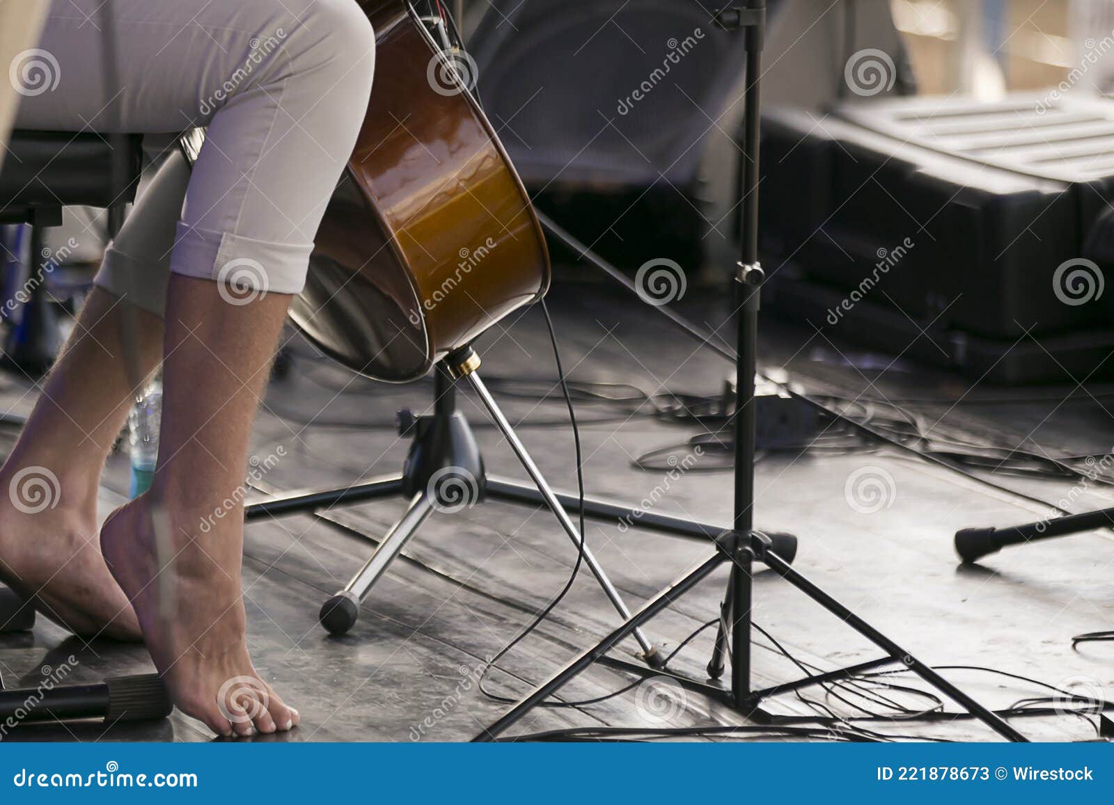 Close up with cello player stock image. Image of cellist - 221878673