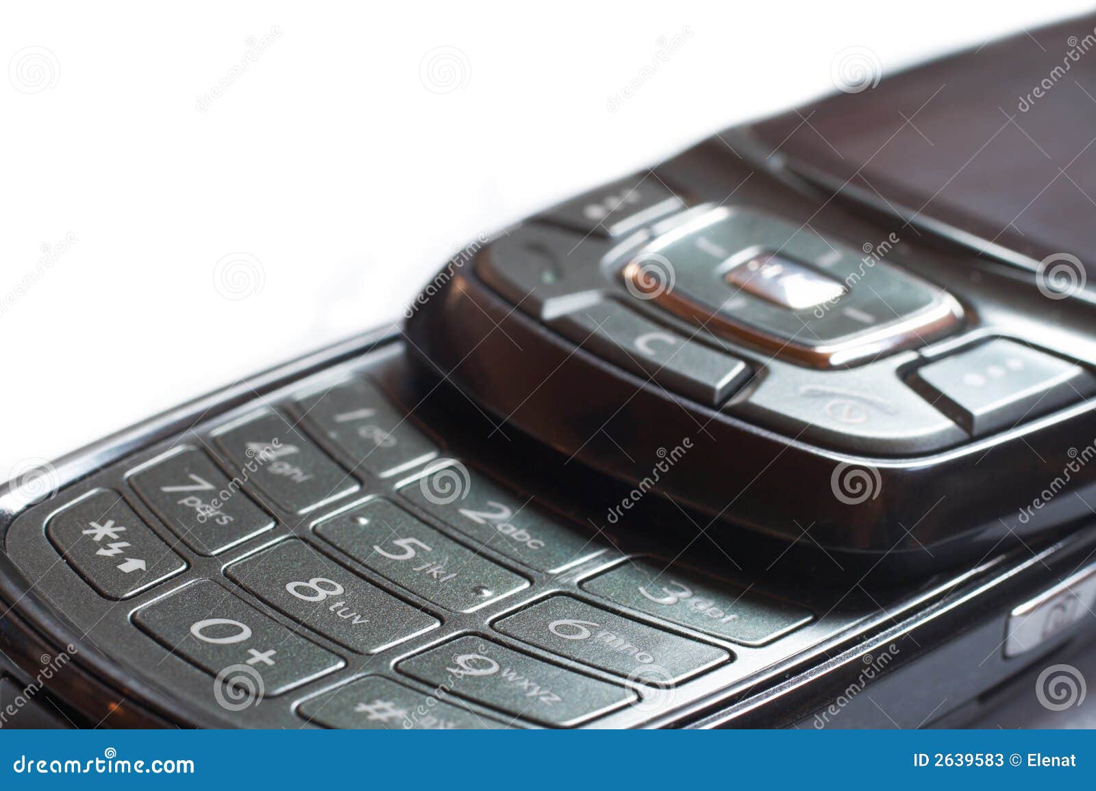 Close-up of a cellphone stock image. Image of letters - 2639583