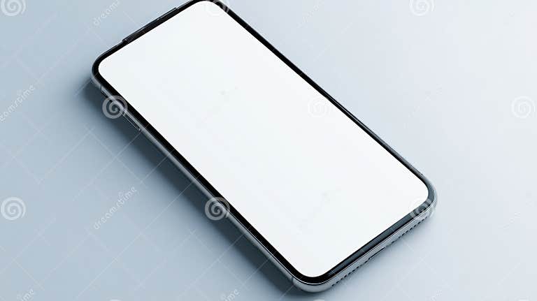A Close Up of an Cellphone with a Blank Screen on it, AI Stock Photo ...