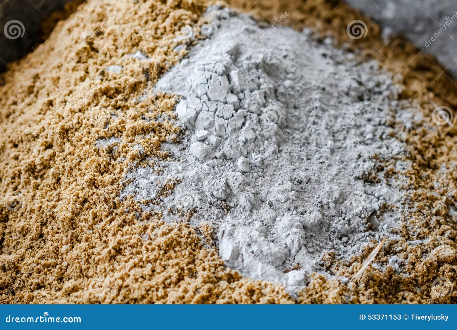 Close up cement stock image. Image of clinker, sand, concrete - 53371153