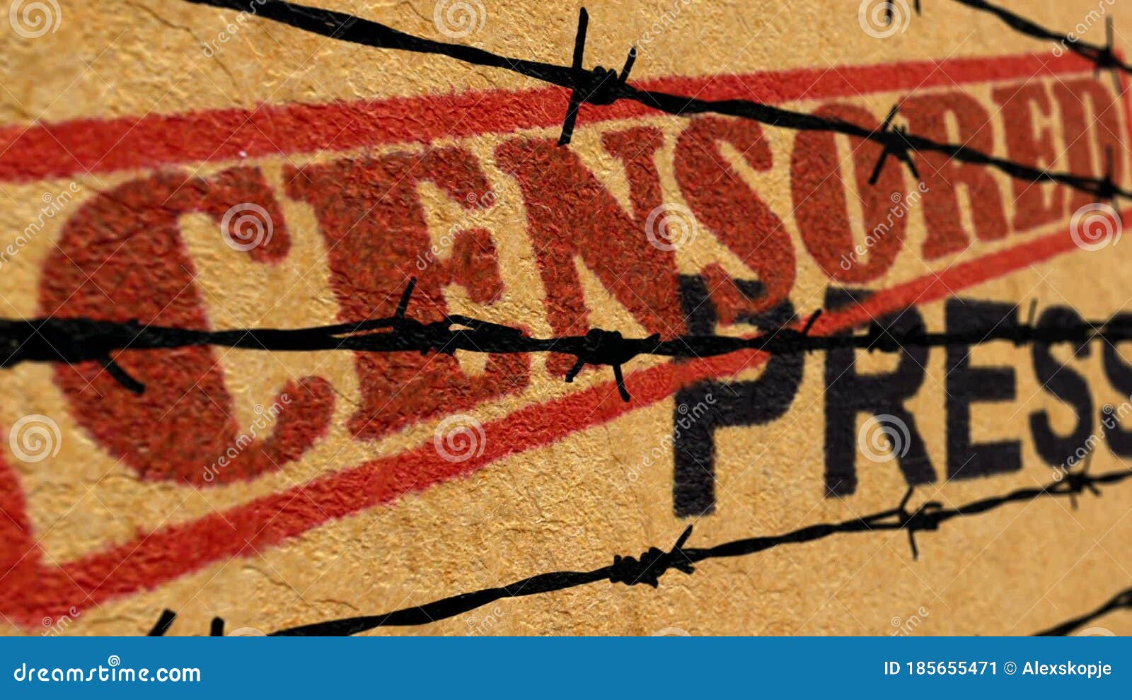 Censored press concept stock video. Video of human, white - 185655471