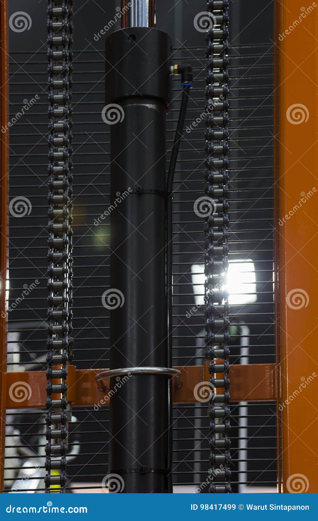Forklift Chain System Stock Image | CartoonDealer.com #39145045