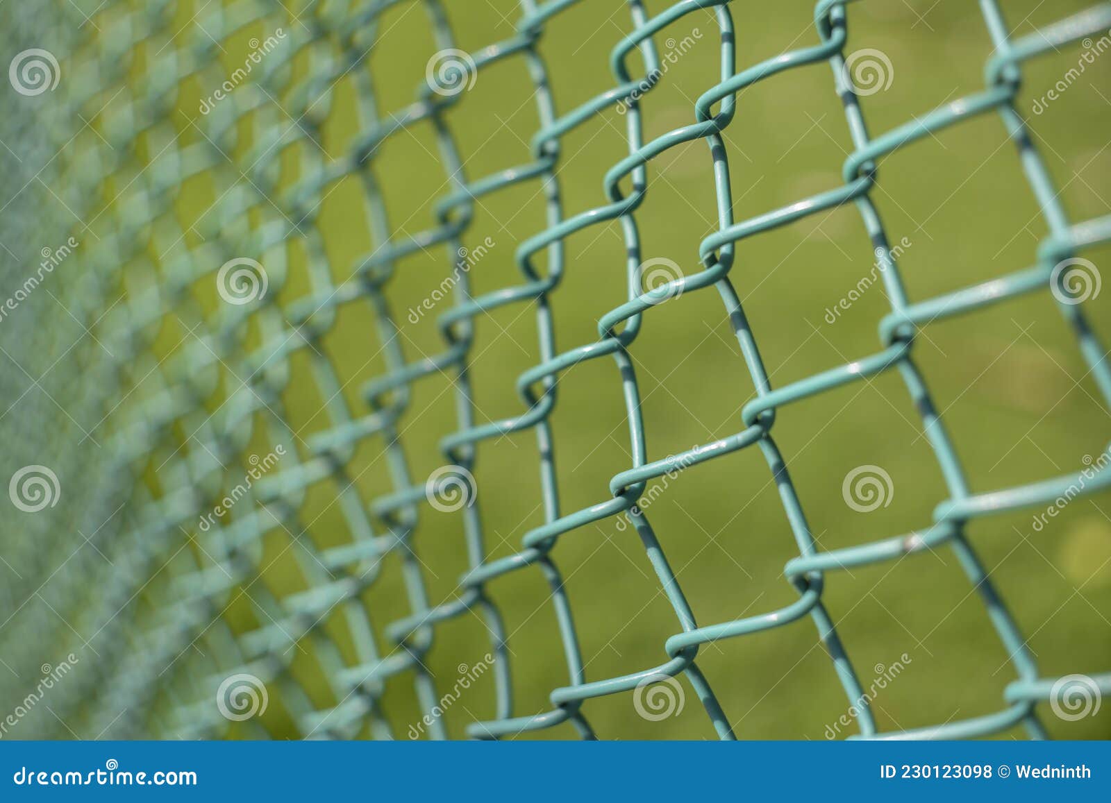 Close-up Chain Link Fence , Sunset Background Stock Photo - Image of ...