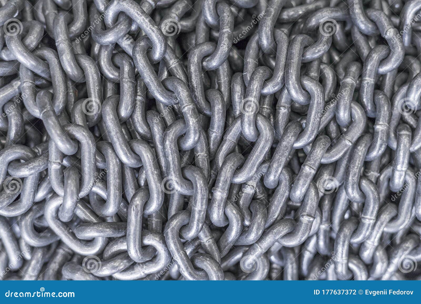 Close-up Chain for Texture . Stock Photo - Image of iron, macro: 177637372