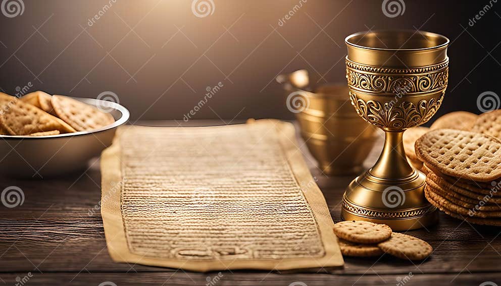Holy Communion Elements stock illustration. Illustration of chalice - 348557435