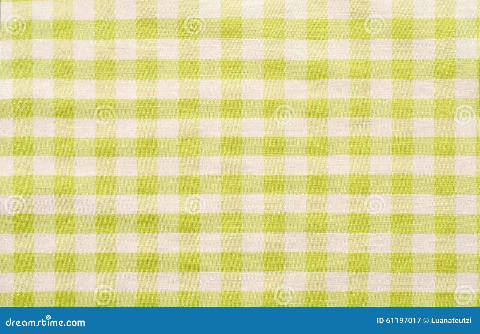 Close Up on Checkered Tablecloth Fabric. Stock Illustration ...