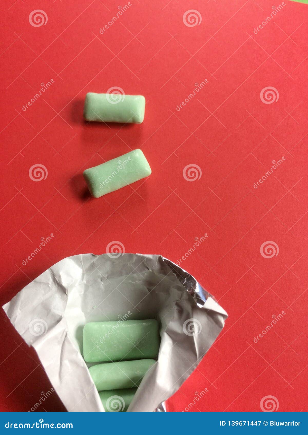 Pack of chewing gums open stock image. Image of pack - 139671447