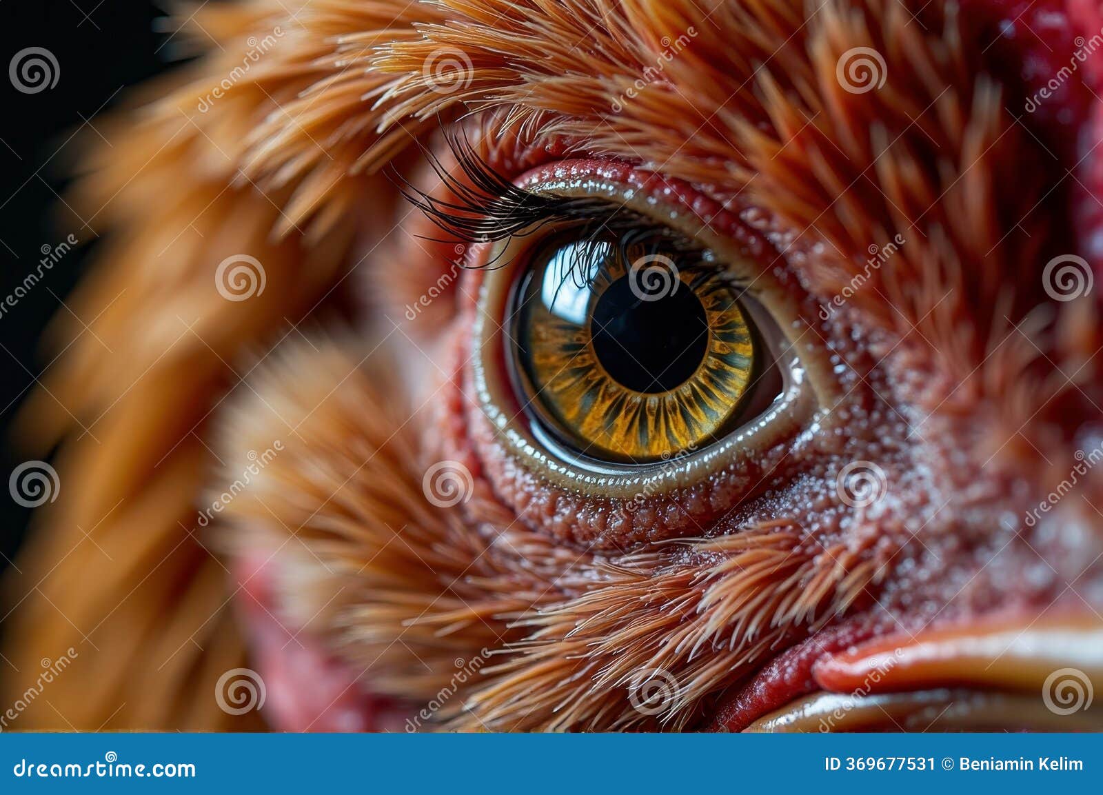 Chicken In The Colors Of The Sussex Breed Vector Illustration ...