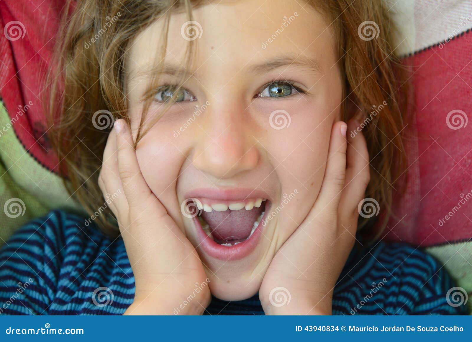 Close-up of a Child Face Smiling Stock Photo - Image of adorable ...