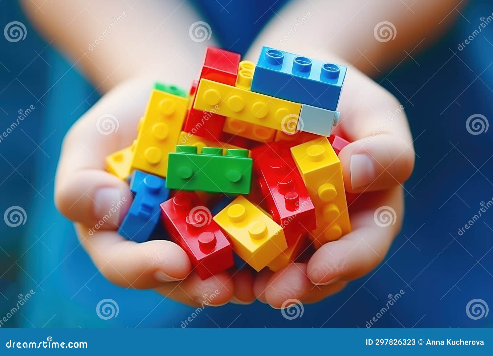 Close-up of Child S Hands Holding an Assortment of Multicolored ...